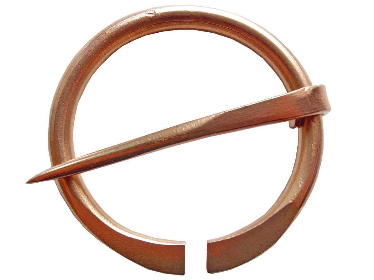 Fíbula omega de latón sencilla - Mosaicos y teselas
